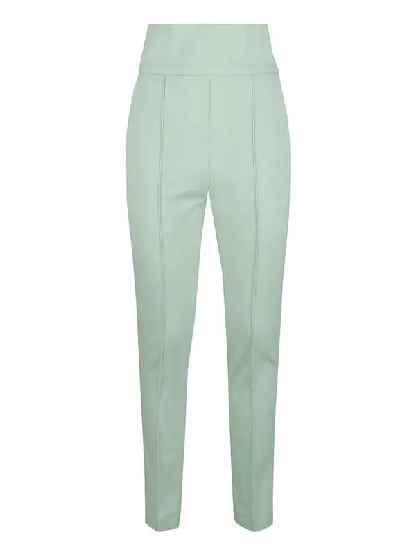 Loulou De Saison Pinzon High-waisted Tapered Pant - Green