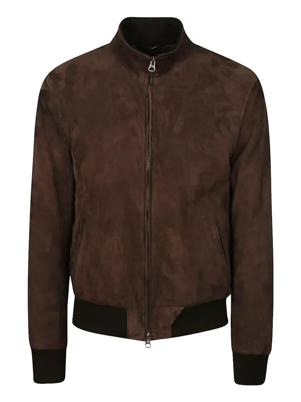 STEWART Drowne Nuovola Bomber Jacket - Brown
