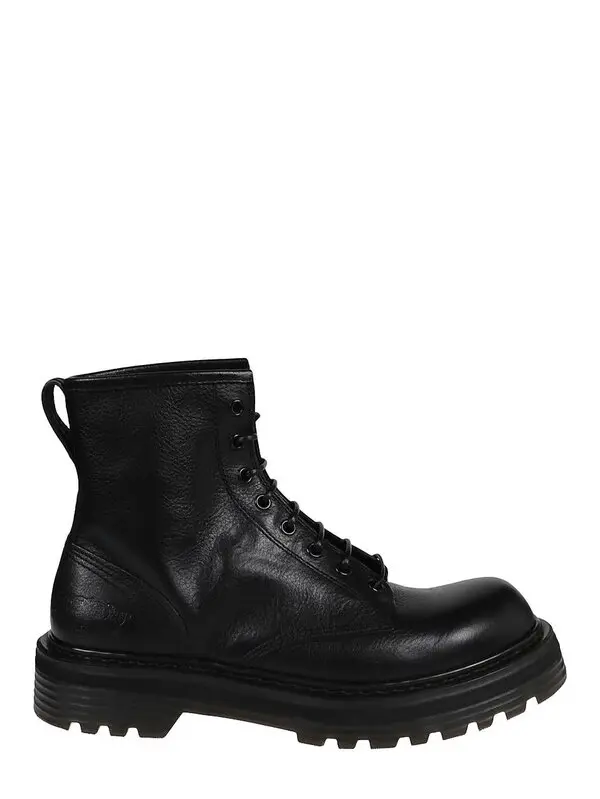 Premiata Volanato Lace-up Ankle Boots - Black