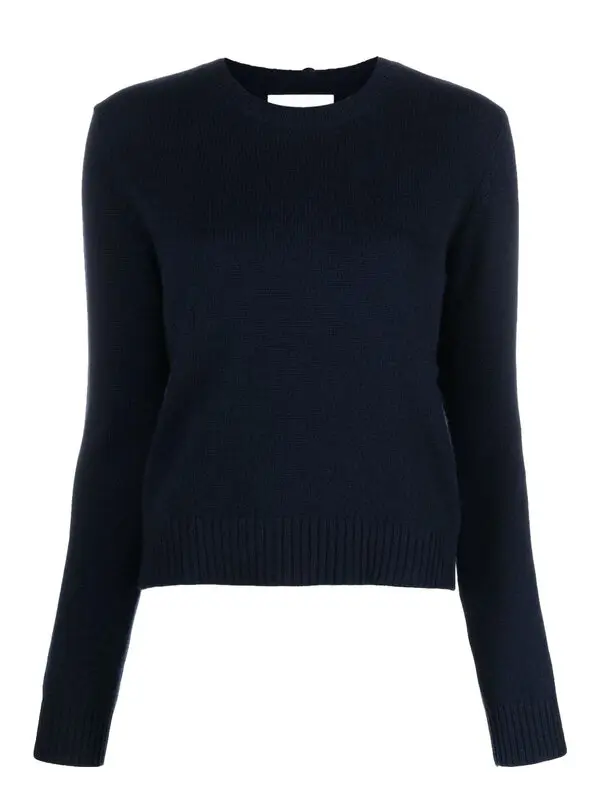 LISA YANG Mable Cashmere Crewneck Sweater - Blue