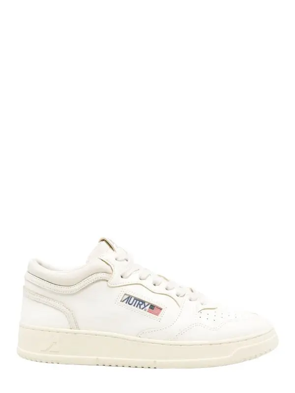 AUTRY Medalist Leather Sneakers - White