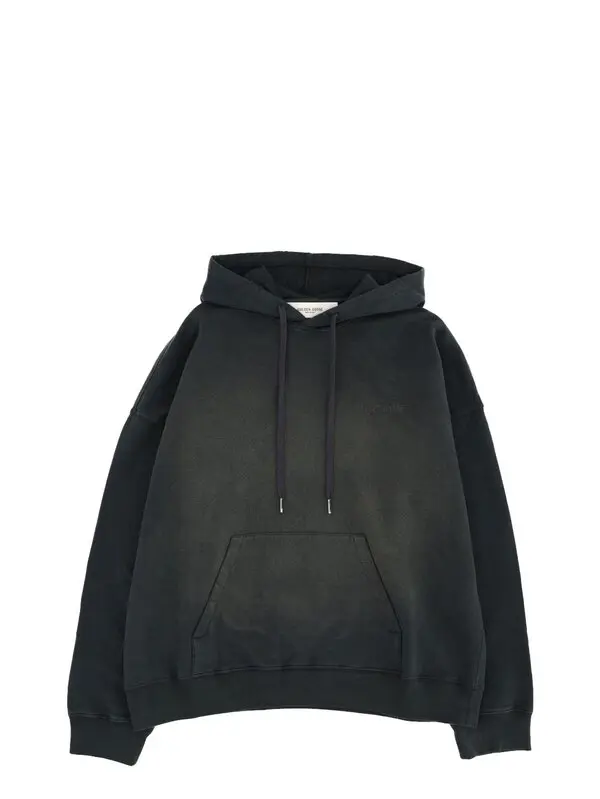 Golden Goose Oversized Cotton Hoodie - Black