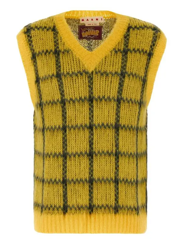 Marni Sleeveless Sweater - Yellow