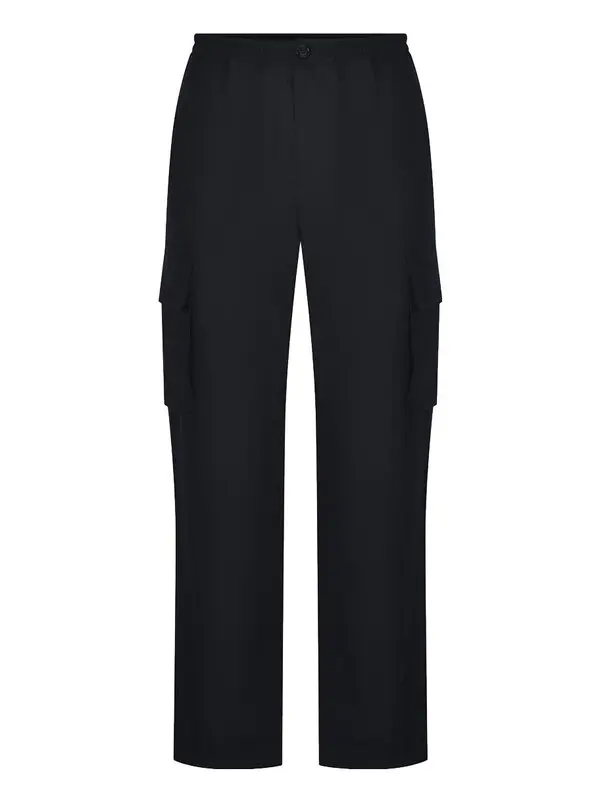Marni Virgin Wool Cargo Trousers - Black