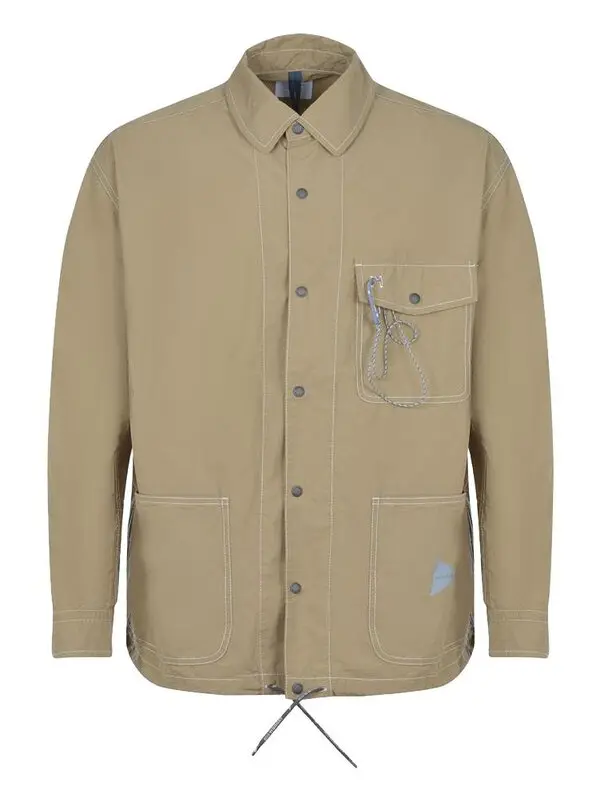 AND WANDER Cotton-blend Jacket - Brown