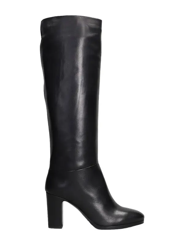 JULIE DEE High Heel Boots - Black