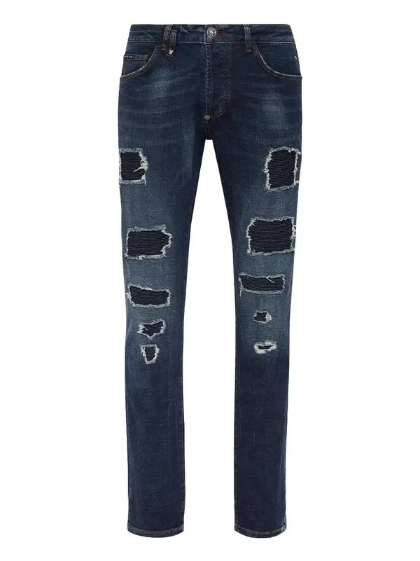 Philipp Plein Slim Fit Jeans - Navy