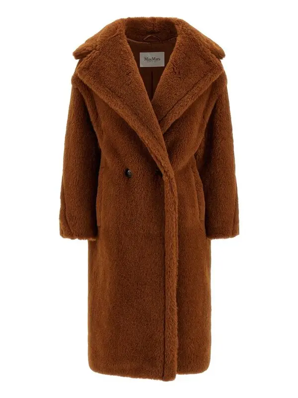 Max Mara Tedgirl Teddy Bear Icon' Coat - Brown
