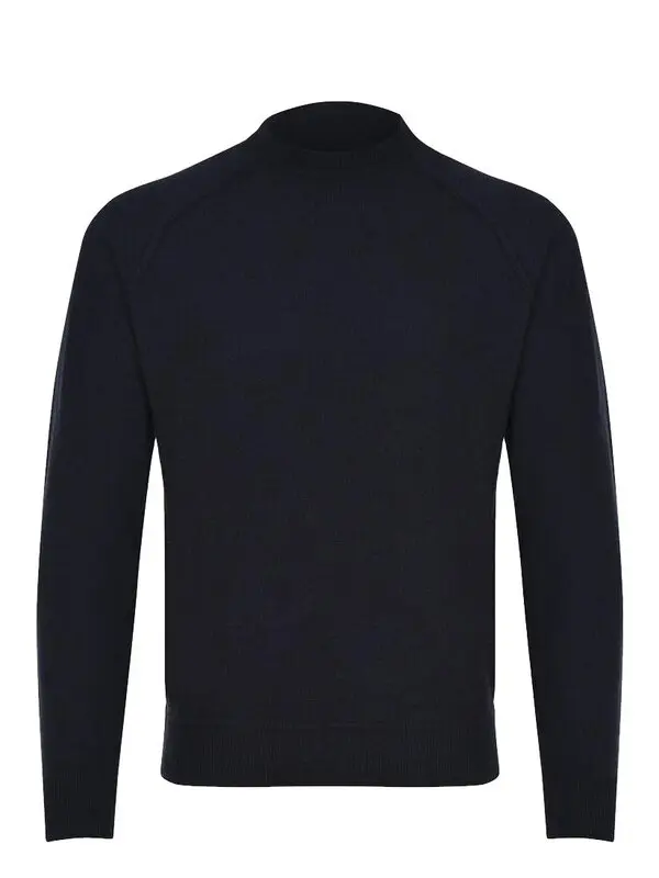 FILIPPO DE LAURENTIIS Wool-cashmere Blend Sweater - Blue