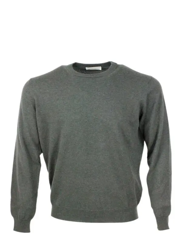 FILIPPO DE LAURENTIIS Crew Neck Cashmere Sweater - Green