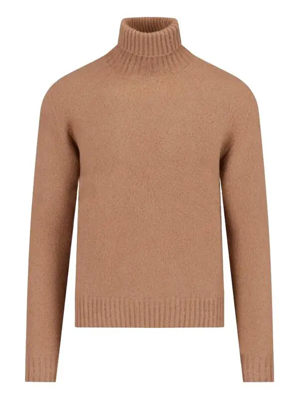DRUMOHR Lambswool Sweater - Brown
