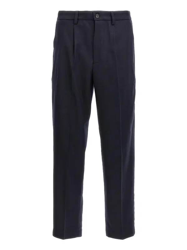 DEPARTMENT 5 Gin Wool-blend Trousers - Blue