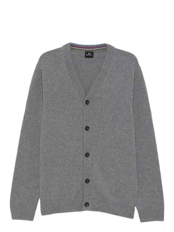 Paul Smith V-neck Cardigan - Grey