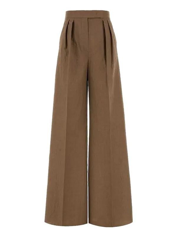 Max Mara Teruel Flared Leg Pant - Brown