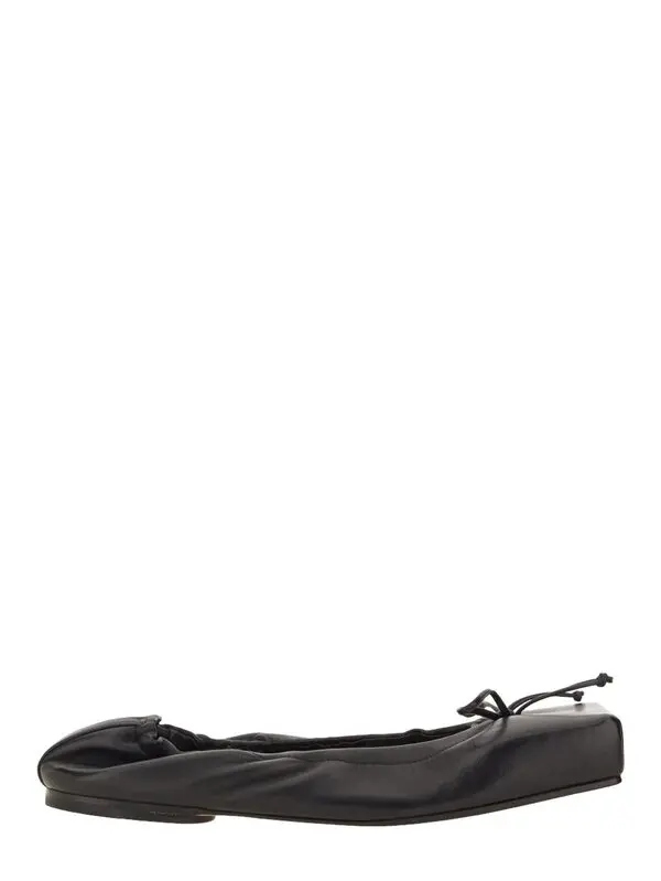 Jacquemus Square Dancer Ballerinas - Black