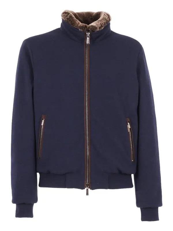 MOORER Bellati-mrw Jacket - Blue