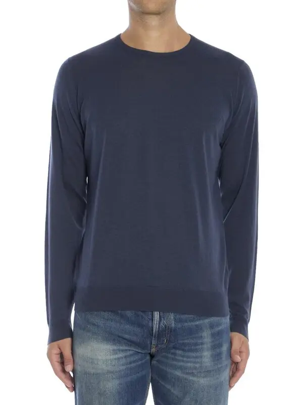 John Smedley Lundy Pullover - Blue