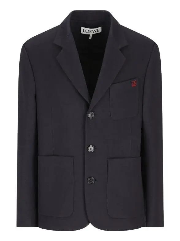 Loewe Wool Jacket - Blue