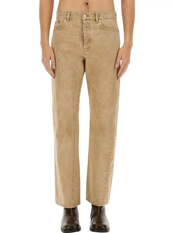 SUNFLOWER Straight Twist Jeans - Beige