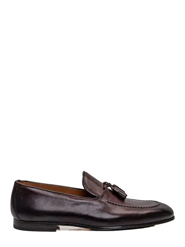 DOUCAL'S Leather Moccasin - Brown