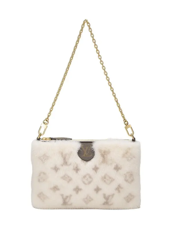LOUIS VUITTON Milla Pochette Mm - White