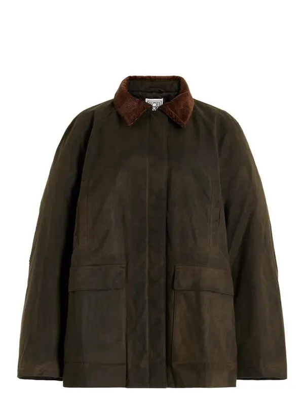 TOTEME Country Cotton Jacket - Green