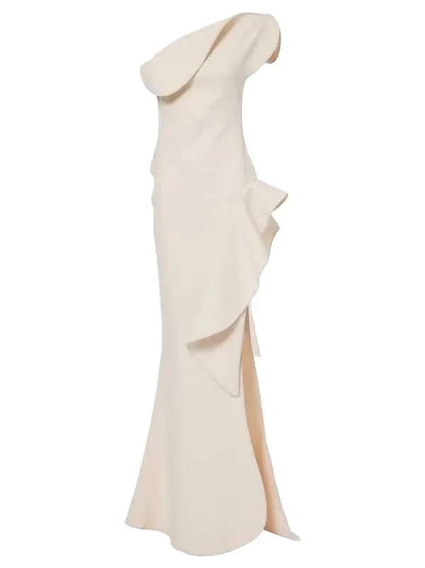Maticevski Provenance One-shoulder Gown - White