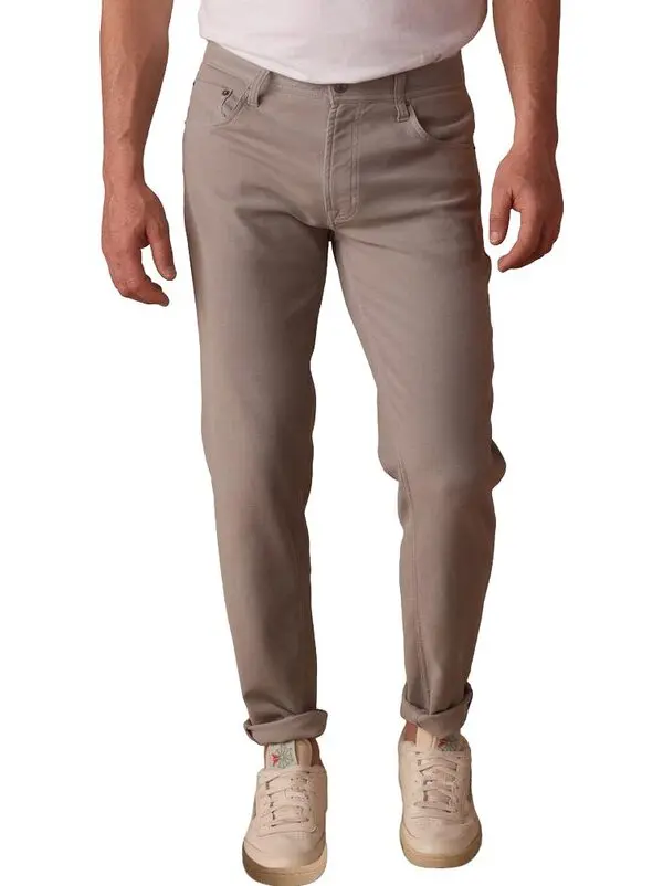 THE NORMAL BRAND Comfort Terry Tailored Fit Pants - Greystone