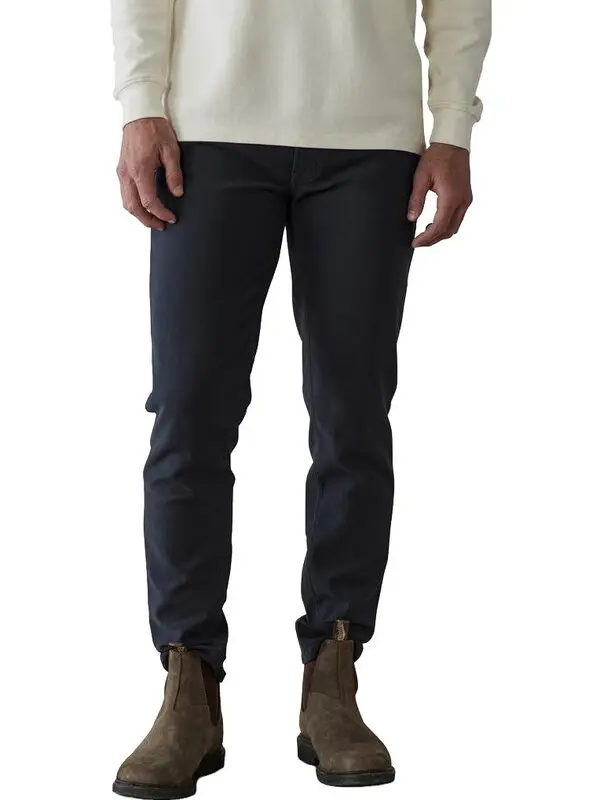 THE NORMAL BRAND Comfort Terry Tailored Fit Pants - Navy