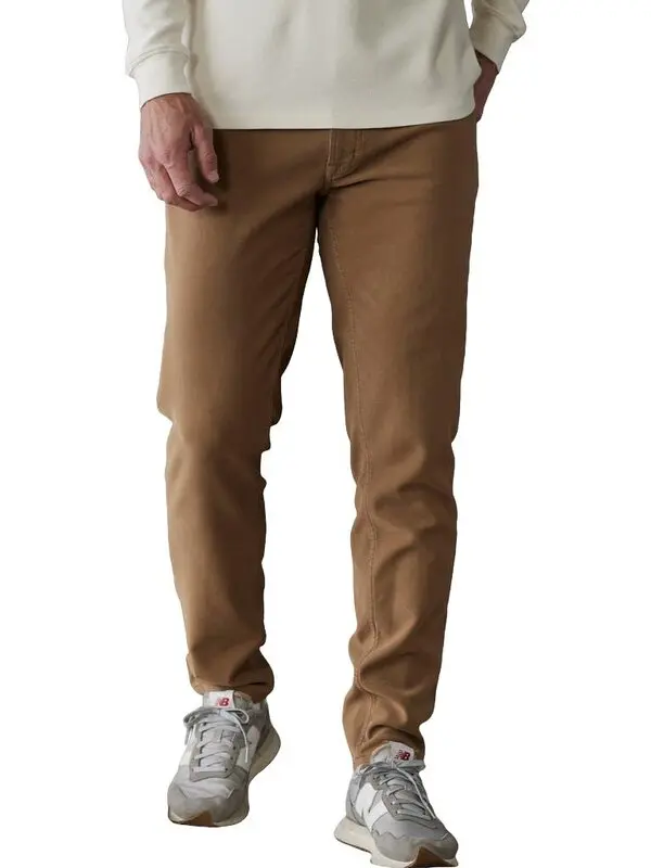 THE NORMAL BRAND Comfort Terry Tailored Fit Pants - Russet