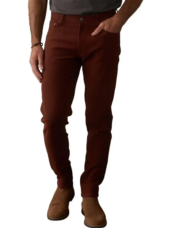 THE NORMAL BRAND Comfort Terry Tailored Fit Pants - Spiced Brandy