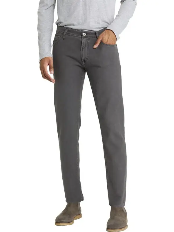 THE NORMAL BRAND Comfort Terry Tailored Fit Pants - Steel