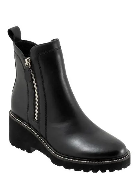 Eos Parson Lug Sole Bootie - Black