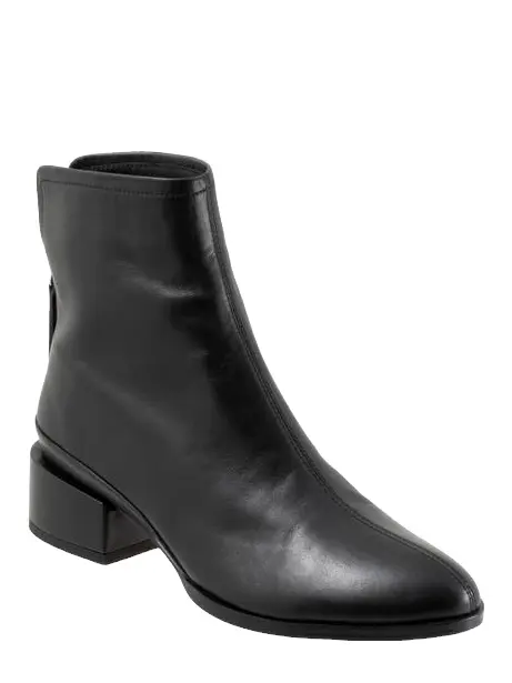 Eos Cast Leather Bootie - Black