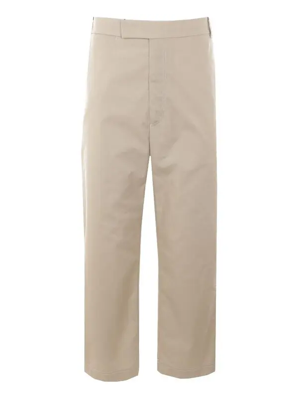 Thom Browne Straight-leg Trousers - Brown