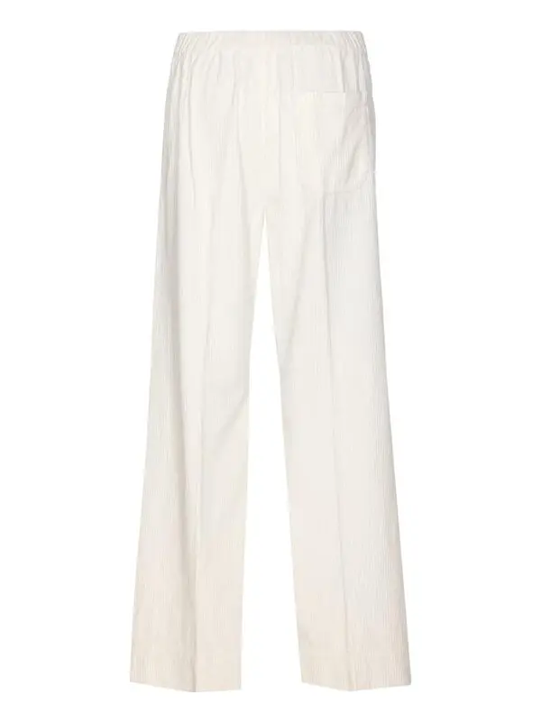 TRUE AVENUE Pencil Trousers - White