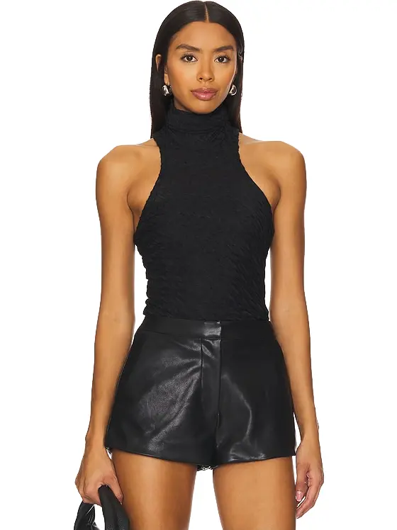 Amanda Uprichard Dielle Top - Black