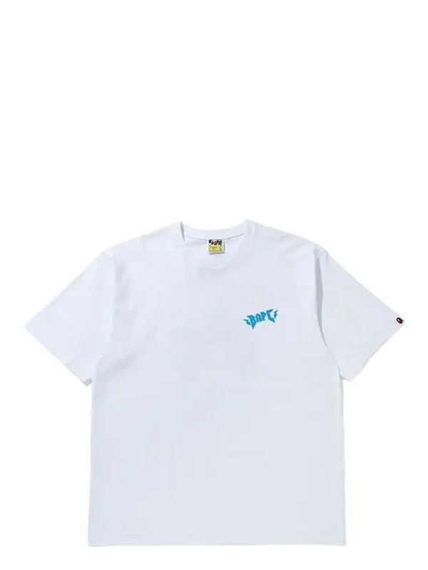 A BATHING APE Baby Milo Rock Band Relaxed Fit Tee Shirt - White