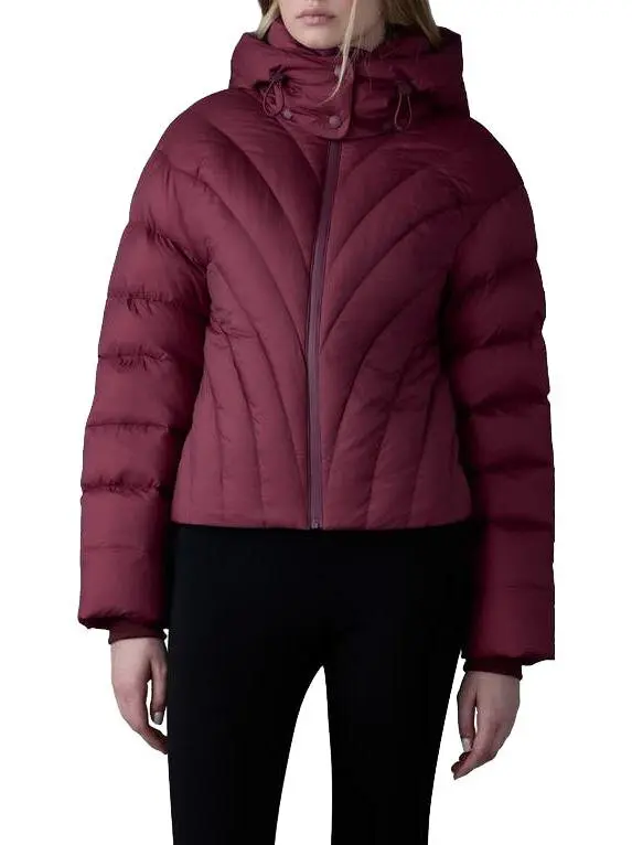 Mackage Hope Down Puffer Jacket - Garnet