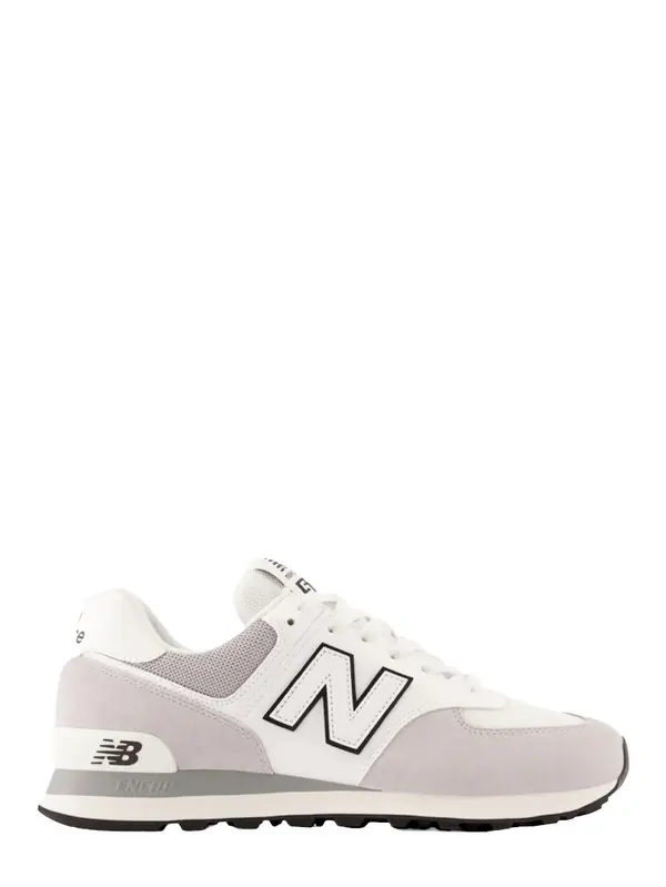 NEW BALANCE 574 Suede Sneakers - Grey/white