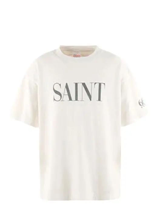 SAINT MICHAEL Saint Short Sleeve Tee Shirt - White