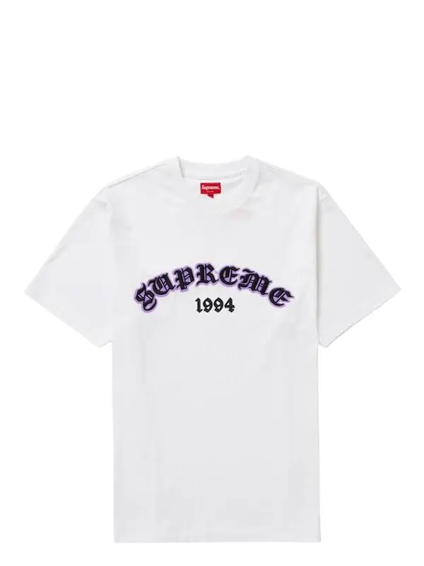 Supreme Old English Glow Short Sleeve Top - White