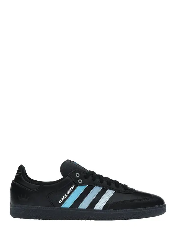 Adidas Samba Adv Charlotte Fc Black Sheep Sneakers - Core Black/cloud White/ice Blue