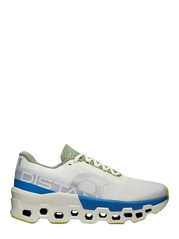 On Cloudmonster 2 Distancein Sneakers - White/lapis