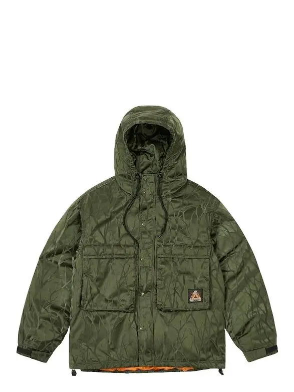 PALACE X Porter Field Jacket - Olive/jacquard