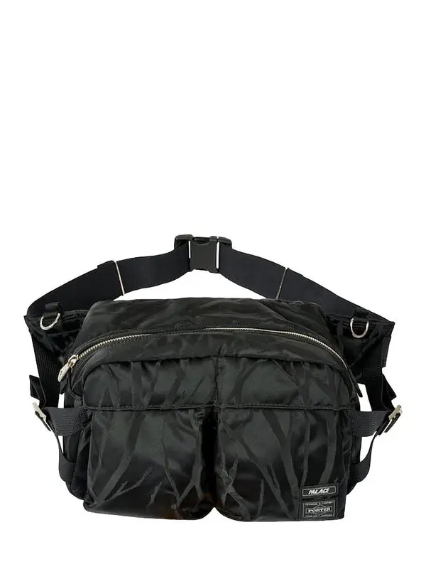 PALACE X Porter Waist Bag - Black/jacquard