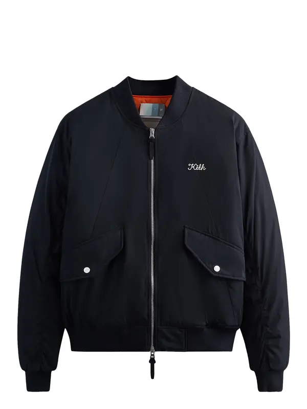 Kith Dumont Flight Bomber Jacket - Black