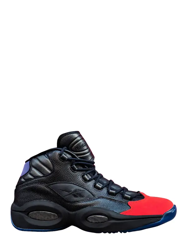 REEBOK Packer X Question Mid 'curtain Call' High Top Sneaker - Black