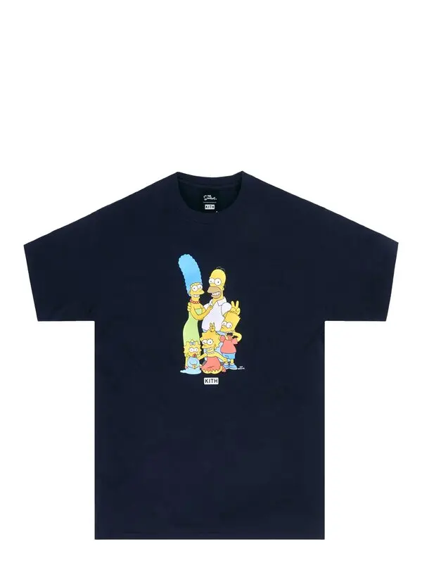 Kith For The Simpsons Portrait Tee 'navy - Blue