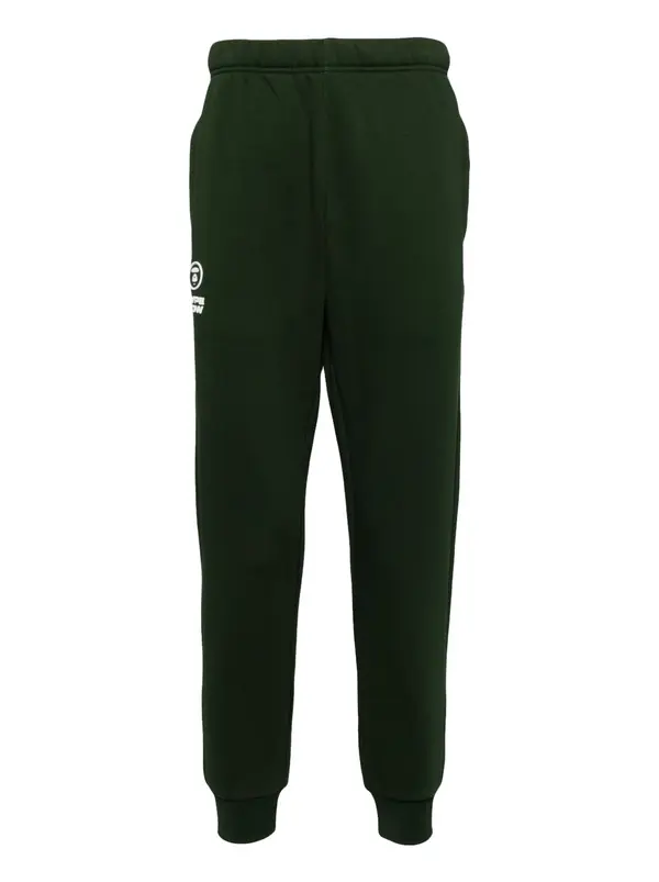 AAPE BY *A BATHING APE® Logo Patch Track Pants - Green